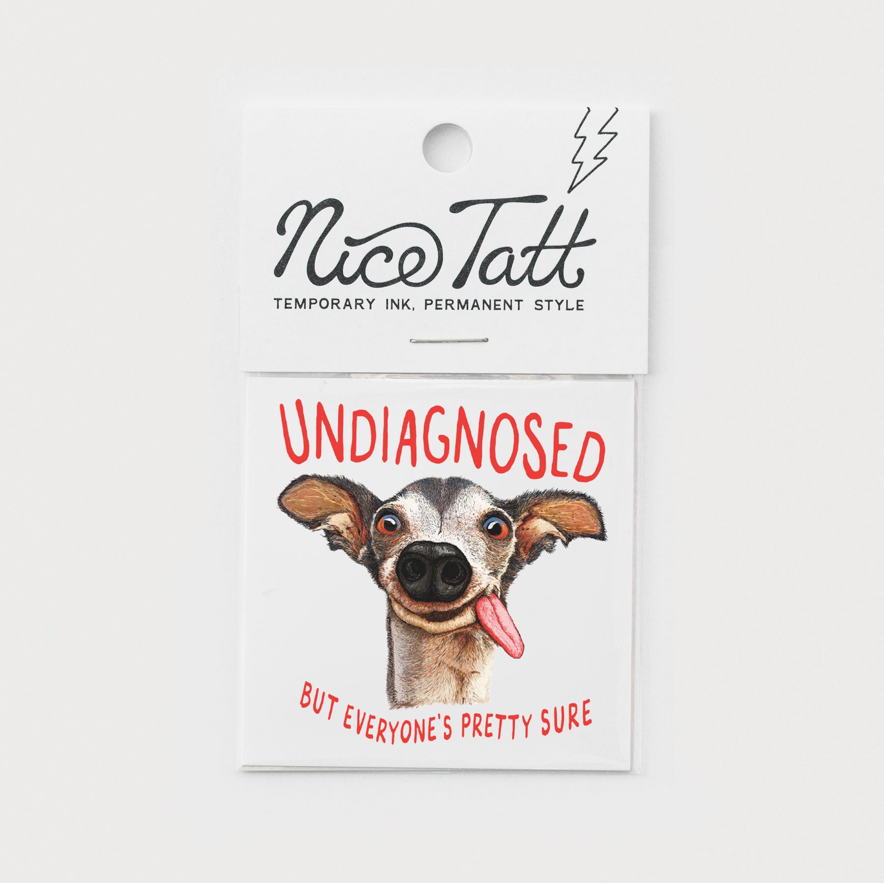 Undiagnosed - Temporary Tattoo – Nice Enough Stickers