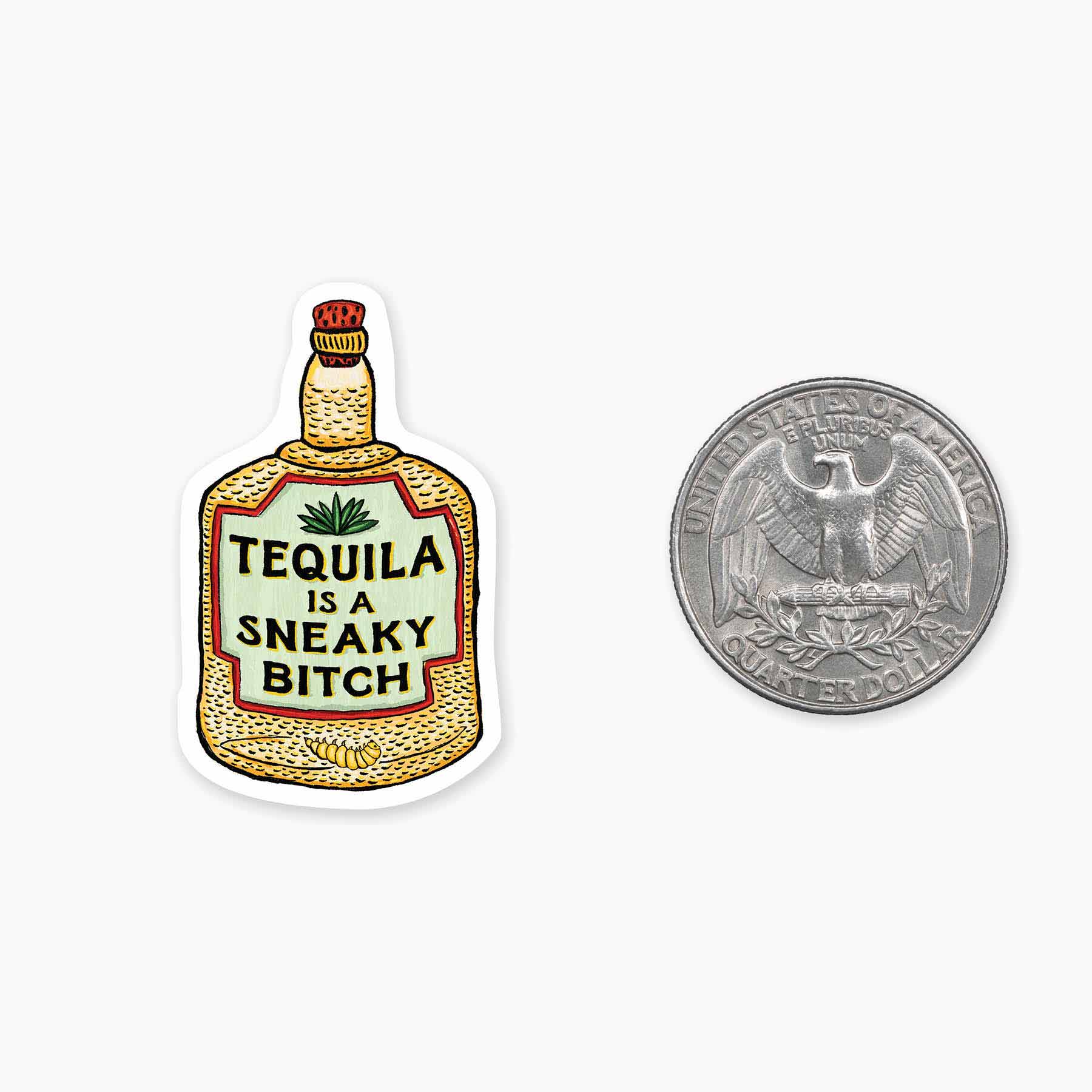 Tequila Sticker - Funny and Edgy Vinyl Decal Stickers – Nice Enough ...